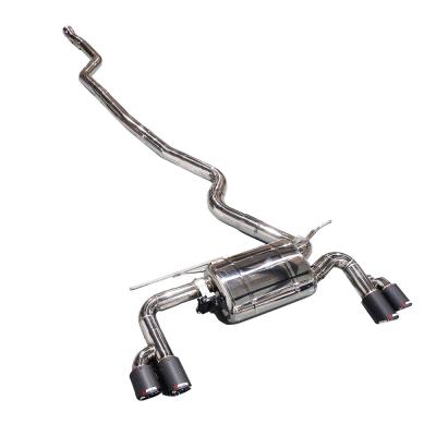 China Sport Catless Exhaust System Car Mid Pipe For 2015-2018 BMW F30 F31 320i 330i B48 2.0T for sale