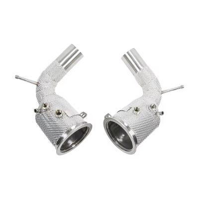 China Heat Shield 304SUS Catless Exhaust Turbo Down Pipe For 911 Carrera Targa 3.0TT for sale