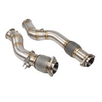 China Car Catless Exhaust Downpipe For 2020+ BMW F97 X3 M F98 X4 S58 3.0T for sale