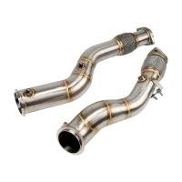 China Car Catless Exhaust Downpipe For 2020+ BMW F97 X3 M F98 X4 S58 3.0T for sale