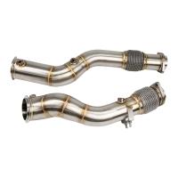 China Car Catless Exhaust Downpipe For 2020+ BMW F97 X3 M F98 X4 S58 3.0T for sale
