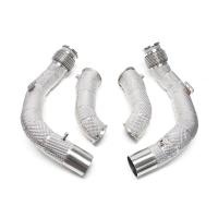 China Aftermarket Exhaust Downpipe For 2018-2023 BMW F90 M5 F91 F92 F93 M8 S63 4.4T V8 for sale
