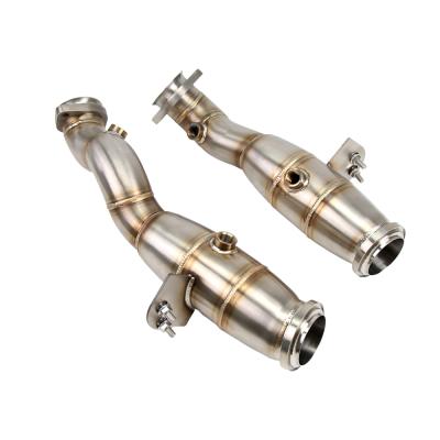 China W205 C63 C253 Exhaust Downpipe For 2016-2022 Mercedes Benz AMG GLC43 4MATIC Coupe M276 3.0TT for sale