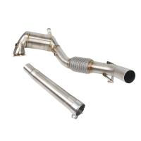 China 4 Inch Casted Exhaust Downpipe For 2015-2021 VW Golf MK7 MK7.5 GTI Audi A3 8V EA211 1.4T for sale