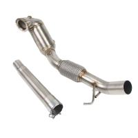 China 4 Inch Casted Exhaust Downpipe For 2015-2021 VW Golf MK7 MK7.5 GTI Audi A3 8V EA211 1.4T for sale