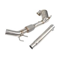 China 4 Inch Casted Exhaust Downpipe For 2015-2021 VW Golf MK7 MK7.5 GTI Audi A3 8V EA211 1.4T for sale