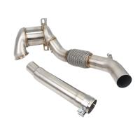 China 1.8T 2.0T Catless Casted Car Downpipe For 2015-2021 VW Golf MK7.5 GTI Audi A3 EA888 for sale