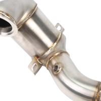 China 1.8T 2.0T Catless Casted Car Downpipe For 2015-2021 VW Golf MK7.5 GTI Audi A3 EA888 for sale
