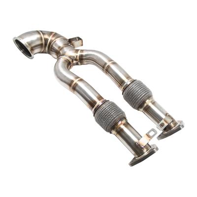 China Audi RS3 8V TT RS 8S EA855 2.5T Catless Exhaust Downpipe 2017+ Replacement for sale
