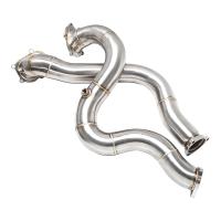 China Audi Aftermarket Downpipe Catless For 2012-2018 C7 C7.5 S6 S7 RS6 RS7 EA825 4.0T V8 for sale