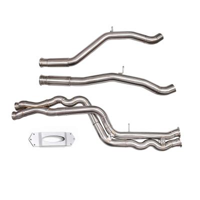 China Resonated Aftermarket Cat Back Exhaust Straight MidPipe For 2014-2020 BMW F80 M3 F82 F83 M4 S55 3.0T for sale