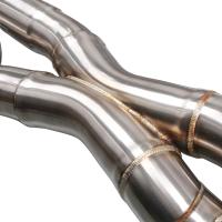 China Resonated Aftermarket Cat Back Exhaust Straight MidPipe For 2014-2020 BMW F80 M3 F82 F83 M4 S55 3.0T for sale