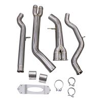 China 2014-2020 Aluminum Cat Back Single Exhaust MidPipe For F80 M3 F82 F83 M4 S55 for sale