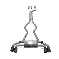 China Valved Dual Cat Back Exhaust Systems For 2019-2025 BMW G20 G22 G23 M440i 3.0T for sale