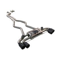 China Valved Dual Cat Back Exhaust Systems For 2019-2025 BMW G20 G22 G23 M440i 3.0T for sale