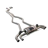 China Valved Dual Cat Back Exhaust Systems For 2019-2025 BMW G20 G22 G23 M440i 3.0T for sale