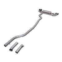 China Black Valved Sport Exhaust Cat Back Muffler System For 2019+ BMW G20 330i B48 2.0T for sale
