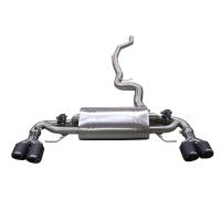 China Black Valved Sport Exhaust Cat Back Muffler System For 2019+ BMW G20 330i B48 2.0T for sale