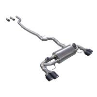 China Black Valved Sport Exhaust Cat Back Muffler System For 2019+ BMW G20 330i B48 2.0T for sale