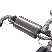 China Black Valved Sport Exhaust Cat Back Muffler System For 2019+ BMW G20 330i B48 2.0T for sale