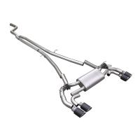 China Black Stainless Steel Cat Back Exhaust System For 2017-2024 BMW G30 G31 530i 540i B58 3.0T for sale