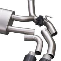 China Black Stainless Steel Cat Back Exhaust System For 2017-2024 BMW G30 G31 530i 540i B58 3.0T for sale