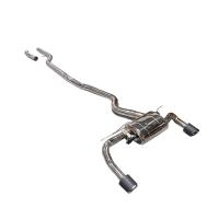 China Valved Sport Cat Back Exhaust Mufflers For 2012-2015 BMW F30 F31 320i 328i N20 2.0T for sale