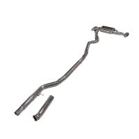 China Valved Sport Cat Back Exhaust Mufflers For 2012-2015 BMW F30 F31 320i 328i N20 2.0T for sale