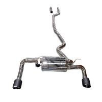 China Valved Sport Cat Back Exhaust Mufflers For 2012-2015 BMW F30 F31 320i 328i N20 2.0T for sale