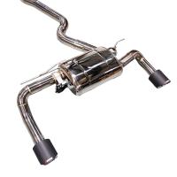China Valved Sport Cat Back Exhaust Mufflers For 2012-2015 BMW F30 F31 320i 328i N20 2.0T for sale
