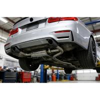 China Valved Sport Cat Back Exhaust Mufflers For 2012-2015 BMW F30 F31 320i 328i N20 2.0T for sale