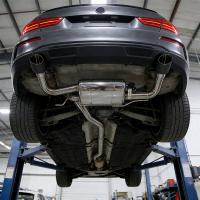 China Valved Sport Cat Back Exhaust Mufflers For 2012-2015 BMW F30 F31 320i 328i N20 2.0T for sale