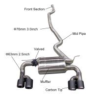 China BMW F30 F31 320i 328i N20 N26 2.0T Cat Back Exhaust Pipe System 2012-2015 High Flow for sale