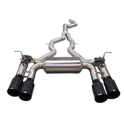China 2014-2020 Valved Aftermarket Cat Back Exhaust For BMW F80 M3 F82 F83 M4 S55 3.0T for sale