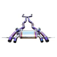 China Titanium Aftermarket Cat Back Exhaust Systems For 2022+ BMW G81 M3 S58 3.0T for sale