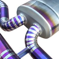 China Titanium Aftermarket Cat Back Exhaust Systems For 2022+ BMW G81 M3 S58 3.0T for sale