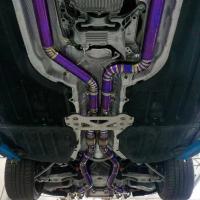 China Titanium Aftermarket Cat Back Exhaust Systems For 2022+ BMW G81 M3 S58 3.0T for sale
