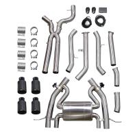 China 76mm Black Valved Cat Backpack Exhaust W/ OPF For BMW M3 G82 G83 M4 for sale