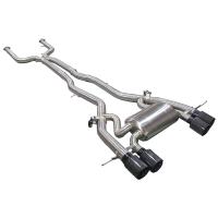 China 76mm Black Valved Cat Backpack Exhaust W/ OPF For BMW M3 G82 G83 M4 for sale