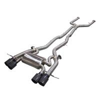 China 76mm Black Valved Cat Backpack Exhaust W/ OPF For BMW M3 G82 G83 M4 for sale