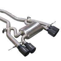 China 76mm Black Valved Cat Backpack Exhaust W/ OPF For BMW M3 G82 G83 M4 for sale