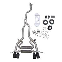 China OEM 2.5 Inch Cat Back Exhaust Systems Black For BMW M3 G82 G83 M4 for sale
