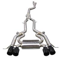China OEM 2.5 Inch Cat Back Exhaust Systems Black For BMW M3 G82 G83 M4 for sale