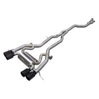 China OEM 2.5 Inch Cat Back Exhaust Systems Black For BMW M3 G82 G83 M4 for sale