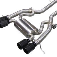 China OEM 2.5 Inch Cat Back Exhaust Systems Black For BMW M3 G82 G83 M4 for sale