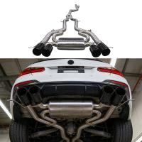 China OEM 2.5 Inch Cat Back Exhaust Systems Black For BMW M3 G82 G83 M4 for sale