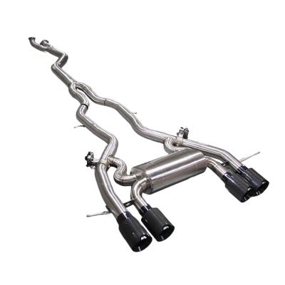 China 89mm 3 Inch Cat Back Exhaust Muffler System For 2023+ BMW G87 M2 S58 3.0T for sale