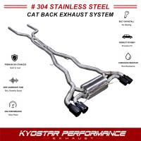 China BMW F90 M5 S63 4.4T V8 Valved Sport Cat Back Exhaust Pipe System 2.5