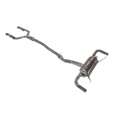 China Stainless Steel Cat Back Exhaust Muffler pipe For 2015-2019 Mercedes Benz GLC43 X253 M276 3.0T for sale