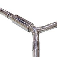China Stainless Steel Cat Back Exhaust Muffler pipe For 2015-2019 Mercedes Benz GLC43 X253 M276 3.0T for sale